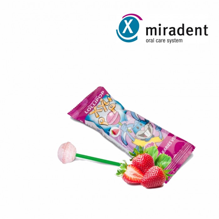 Купить Miradent Xylitol XyliPOP 25 шт леденцы на палочке с ксилитом со ...